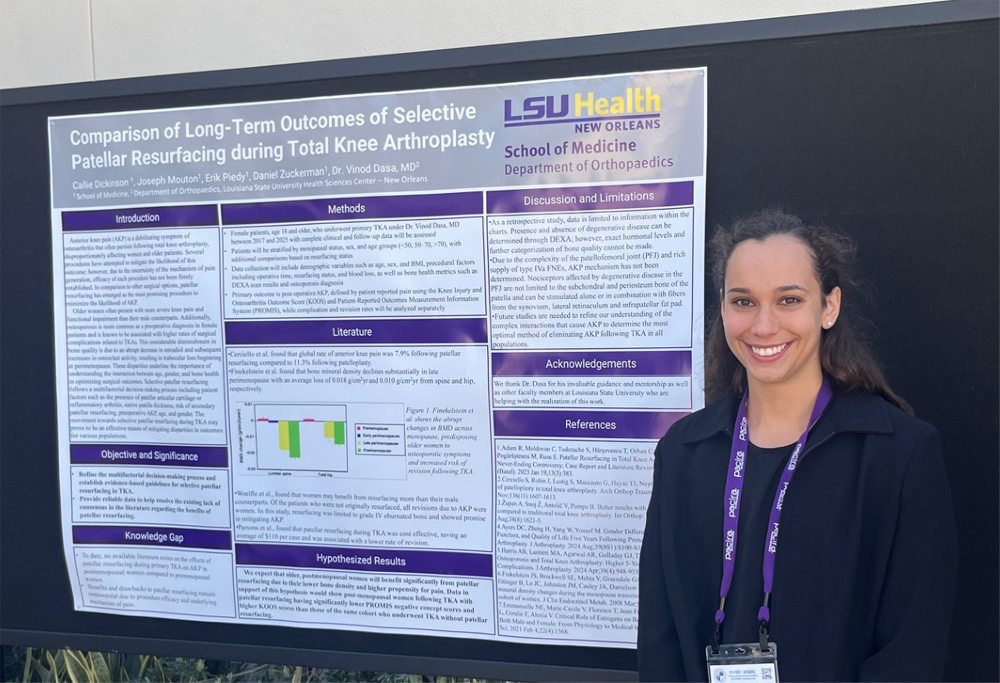 LSU Ortho Students Represent the Program at the 2025 Orthopaedic Value-Based Care Annual Meeting